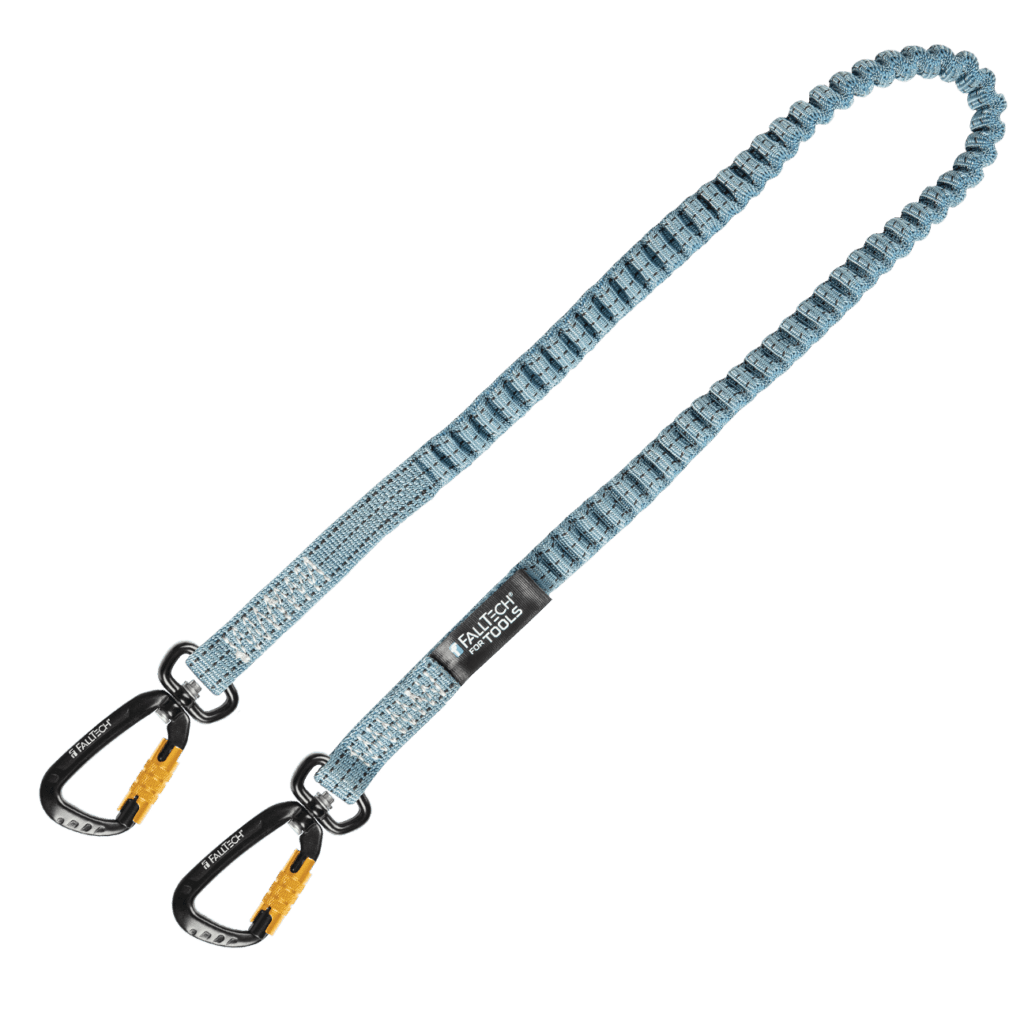 FallTech 15 lb Premium Tool Tether with Dual Aluminum Swivel Carabiners ...
