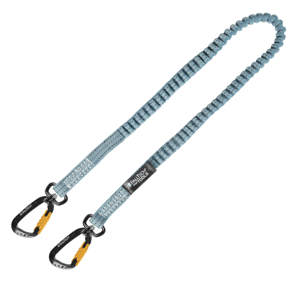 FallTech 15 lb Premium Tool Tether with Dual Aluminum Swivel Carabiners ...
