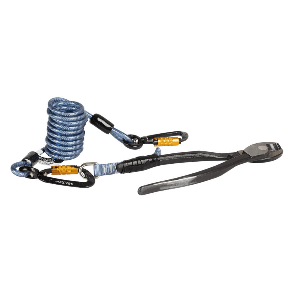Tool Tethering Kit, 2 lb, Stretch Coil with Tape-on Attachments and ...