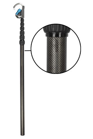 FallTech Adjustable-reach Carbon Fiber Rescue Pole with Carabiner ...
