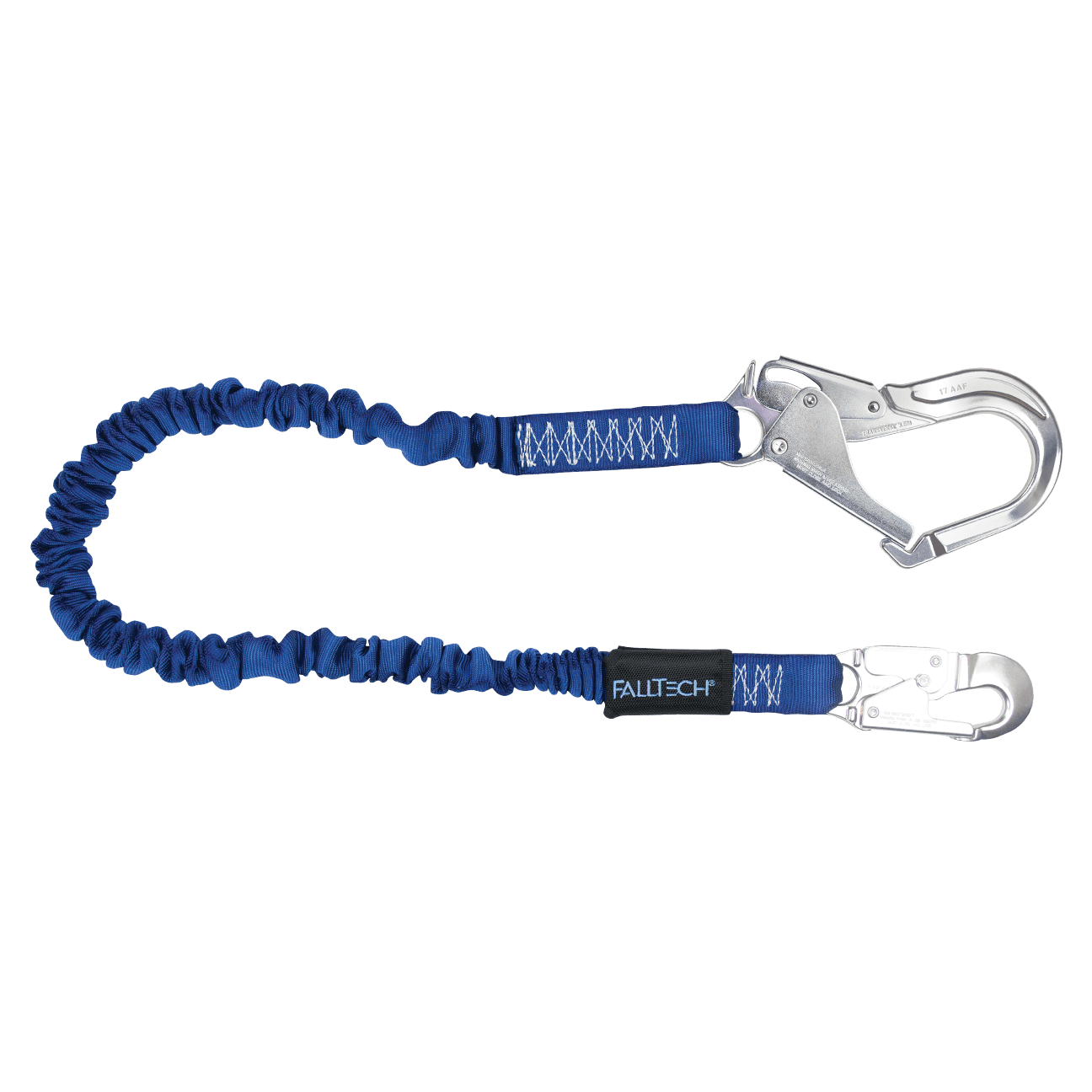 4½' to 6' ElasTech® Energy Absorbing Lanyard, Single-leg with Aluminum ...