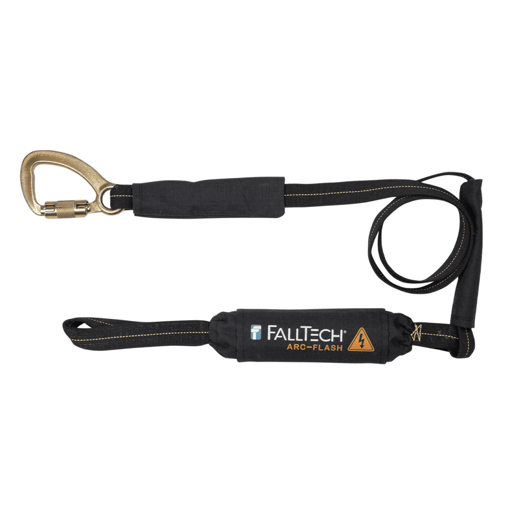 6' Arc Flash Energy Absorbing Lanyard, Single-leg with Choke-loop and ...