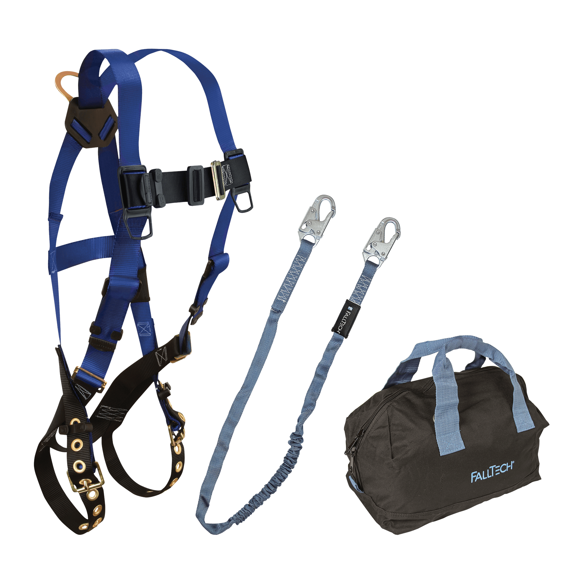 Harness and Lanyard 3-pc Kit Including Medium Storage Bag (7016, 8259 ...
