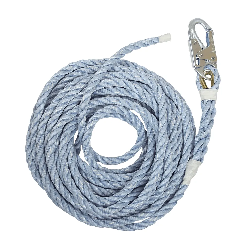 50' Construction-Grade Vertical Lifeline with Taped End - First Choice ...