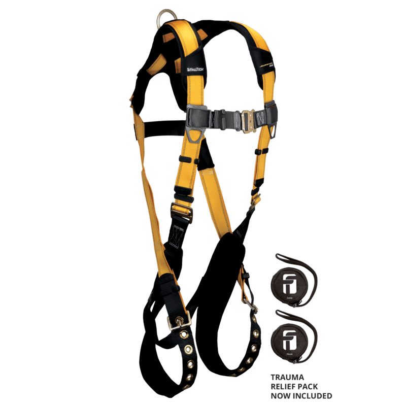 Journeyman Flex® Steel 1D Standard Non-belted Full Body Harness, Tongue ...