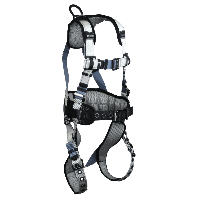 FlowTech LTE® 1D Construction Belted Full Body Harness, Tongue Buckle ...
