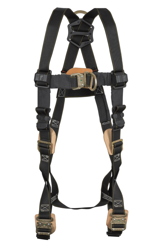 Arc Flash Nylon 2D Climbing Non-belted Full Body Harness, Quick Connect ...
