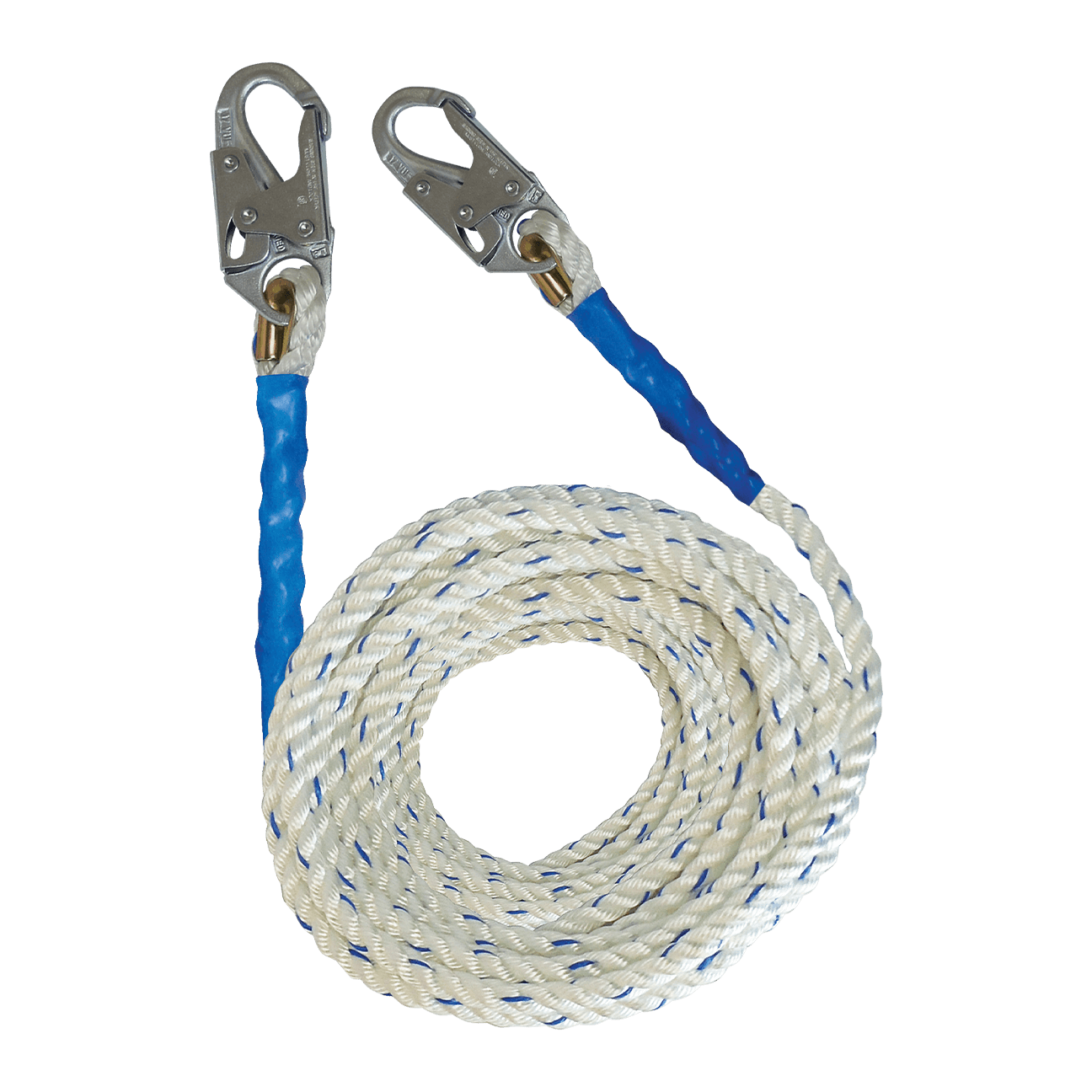 Premium Polyester Blend Vertical Lifeline with Double-hooks - First ...