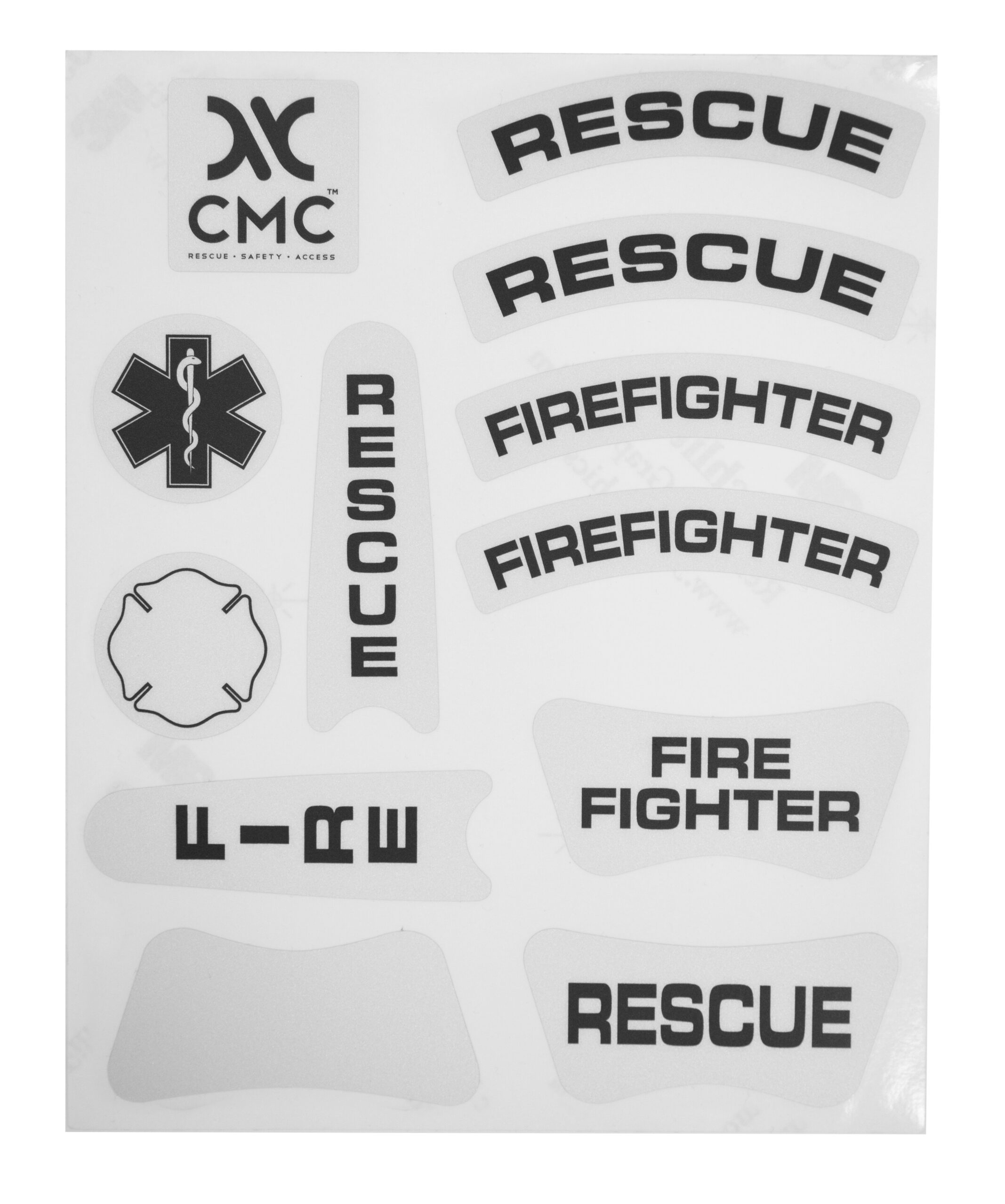 DECAL SET, FIRE RESCUE, KASK - First Choice Safety Solutions LLC